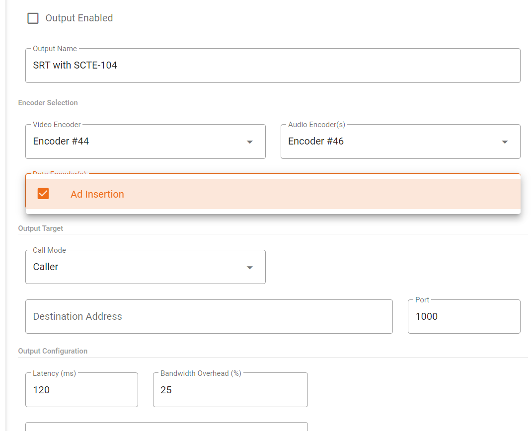 How to configure your Videon device to ingest SCTE-104 markers – Videon Help Center