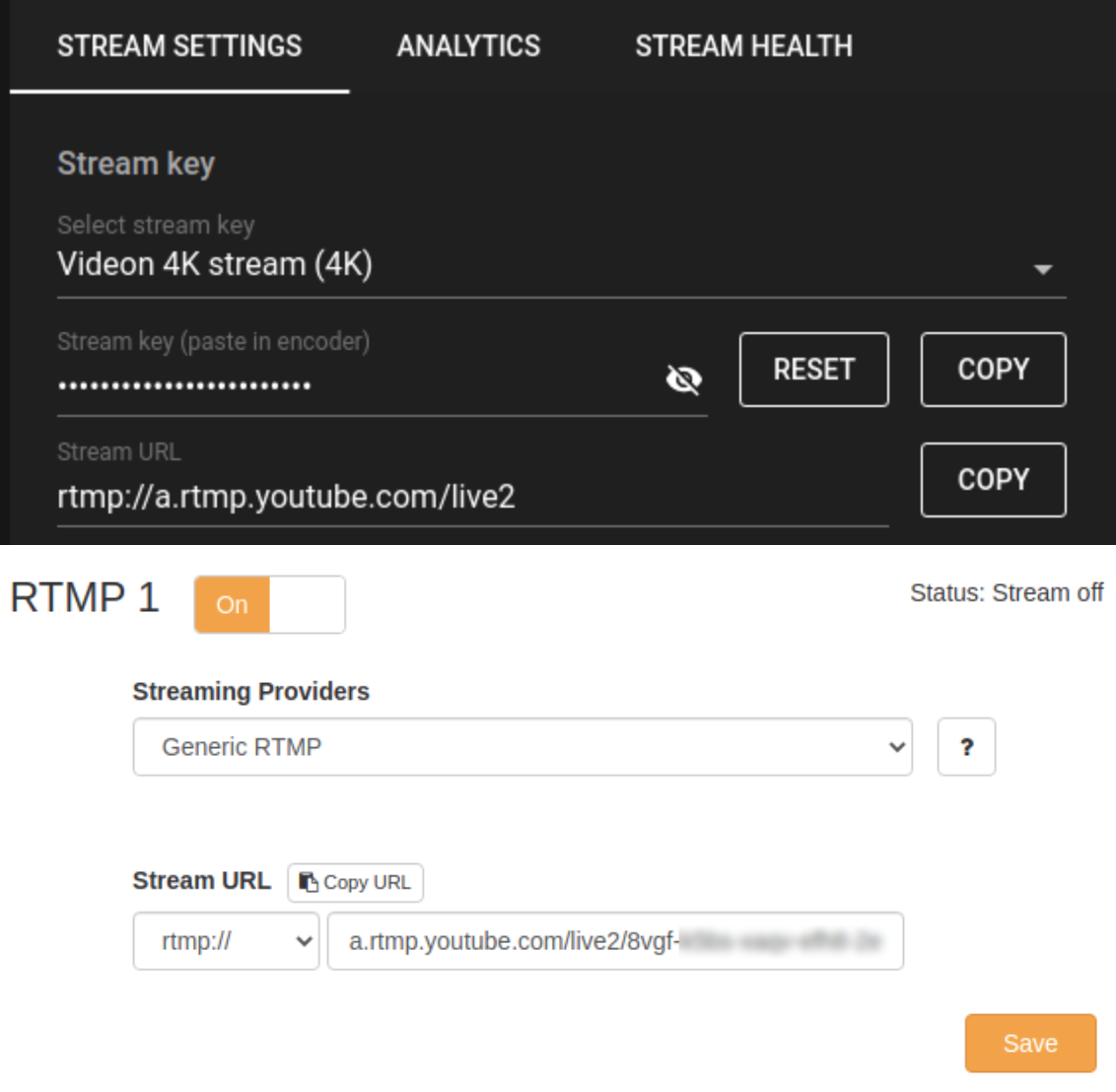 Generic RTMP Stream to YouTube – Videon Help Center
