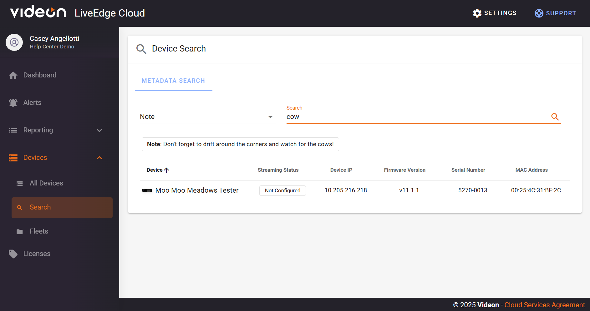 LiveEdge® Cloud Control Walkthrough – Videon Help Center